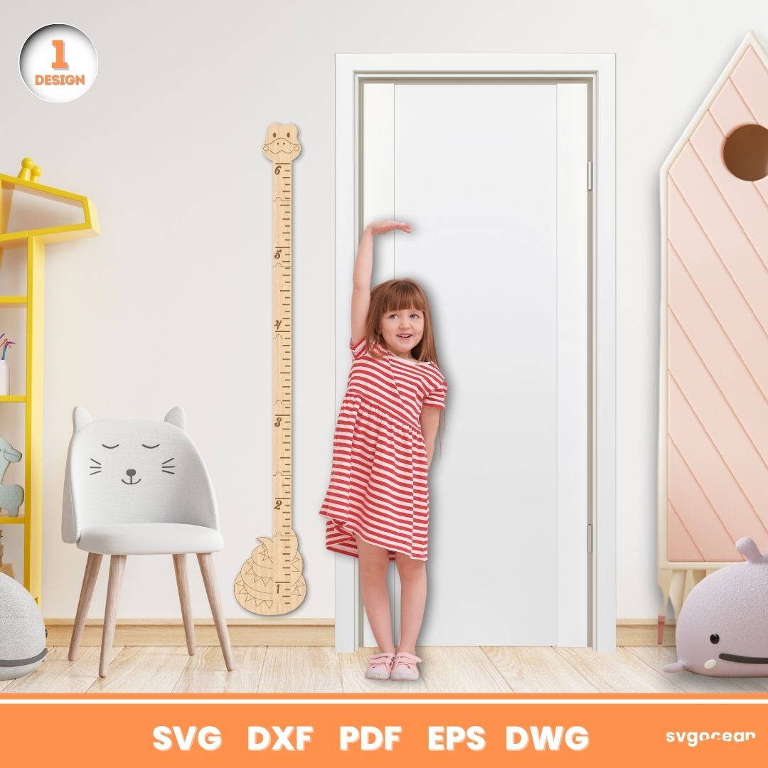 Snake Height Chart Laser Cut - Svg Ocean — svgocean