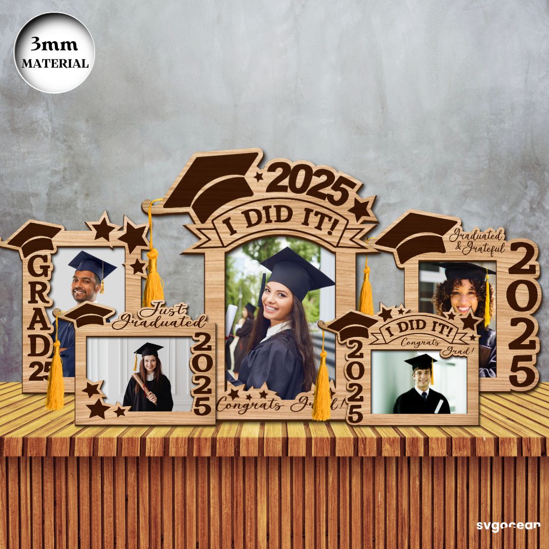 Graduation Photo Frames Bundle - Svg Ocean — svgocean
