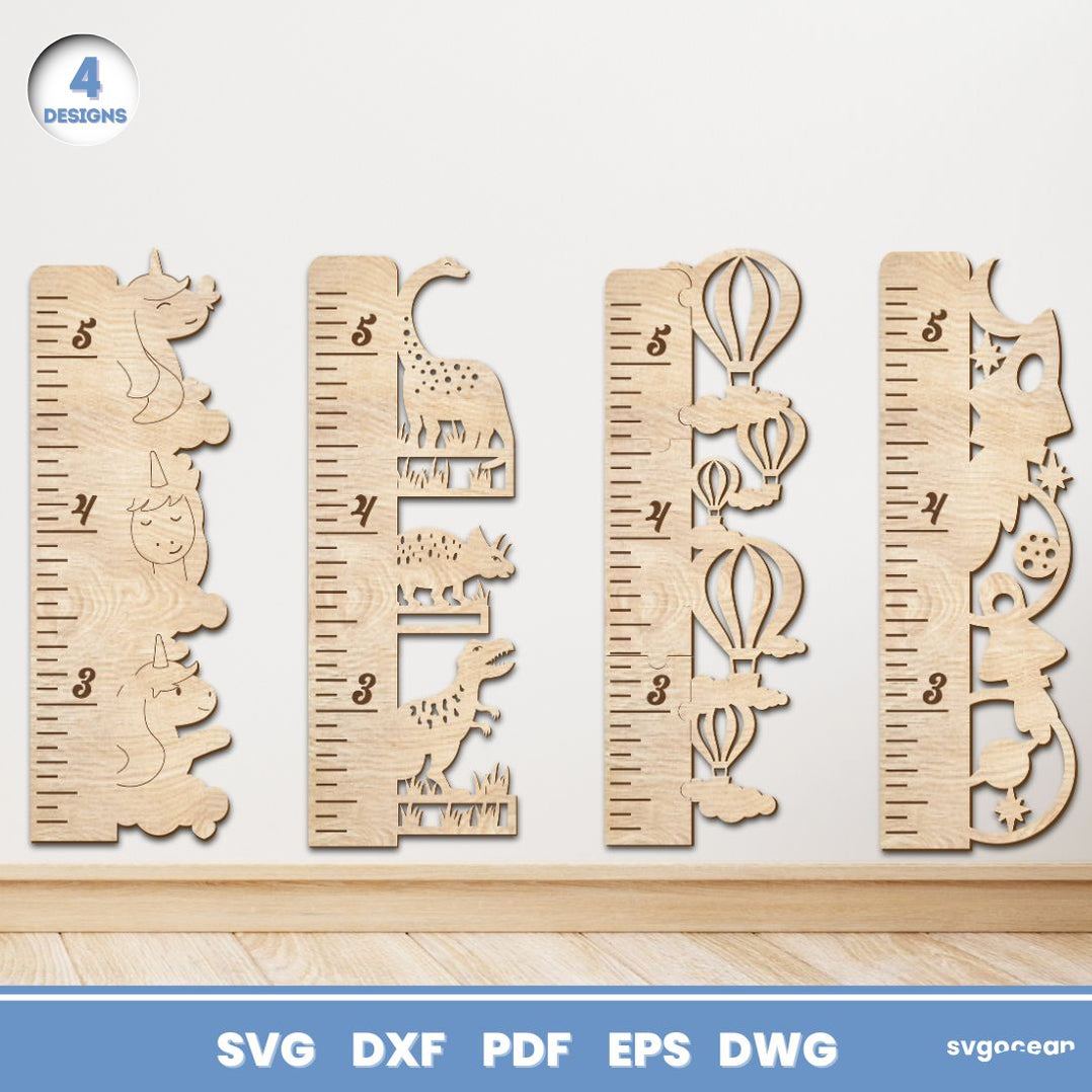 Growth Chart Rulers Bundle - Svg Ocean — svgocean