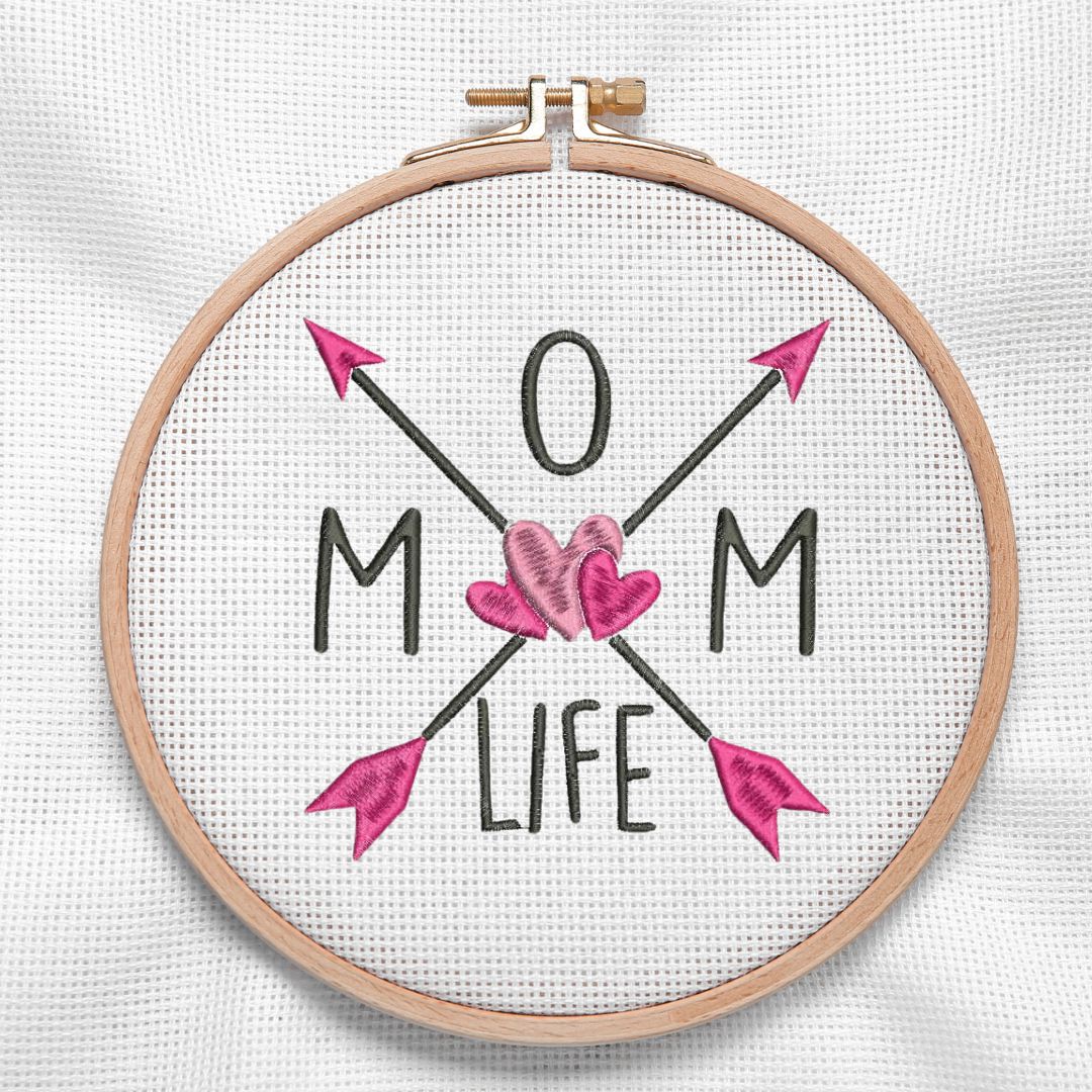 Mom Life for Machine Embroidery - Svg Ocean — svgocean