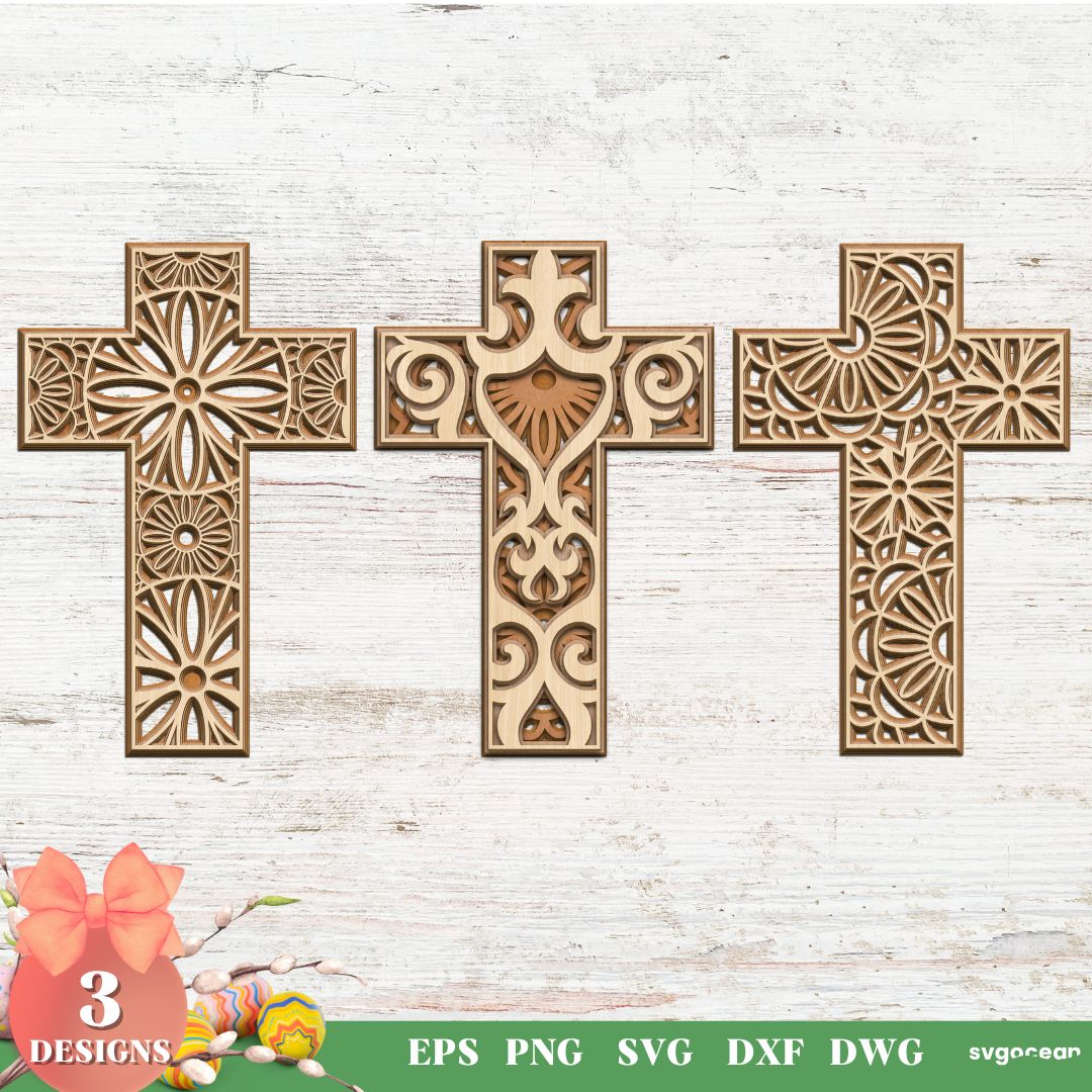 Crosses Laser Cut - Svg Ocean — svgocean