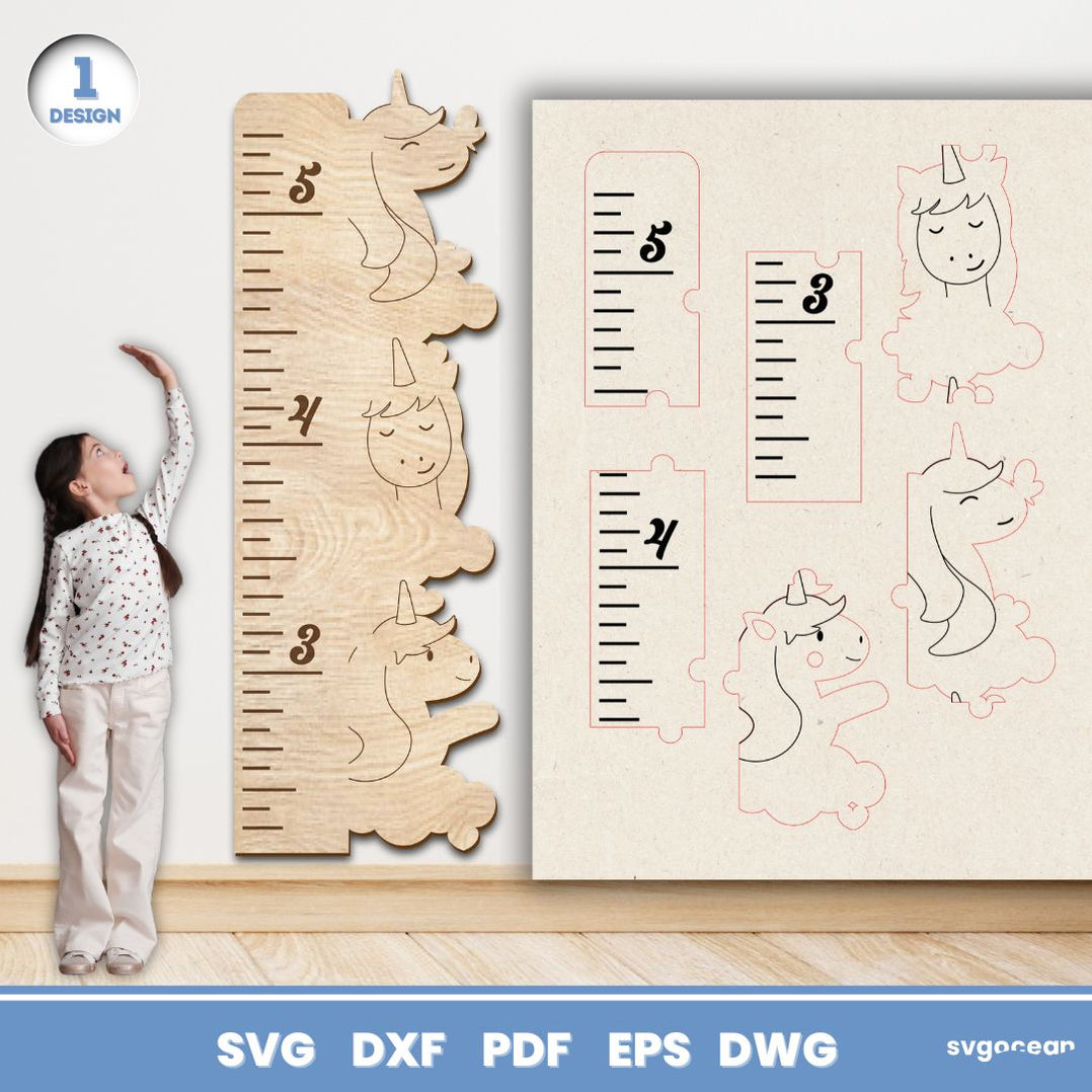 Growth Chart Rulers Bundle - Svg Ocean — svgocean
