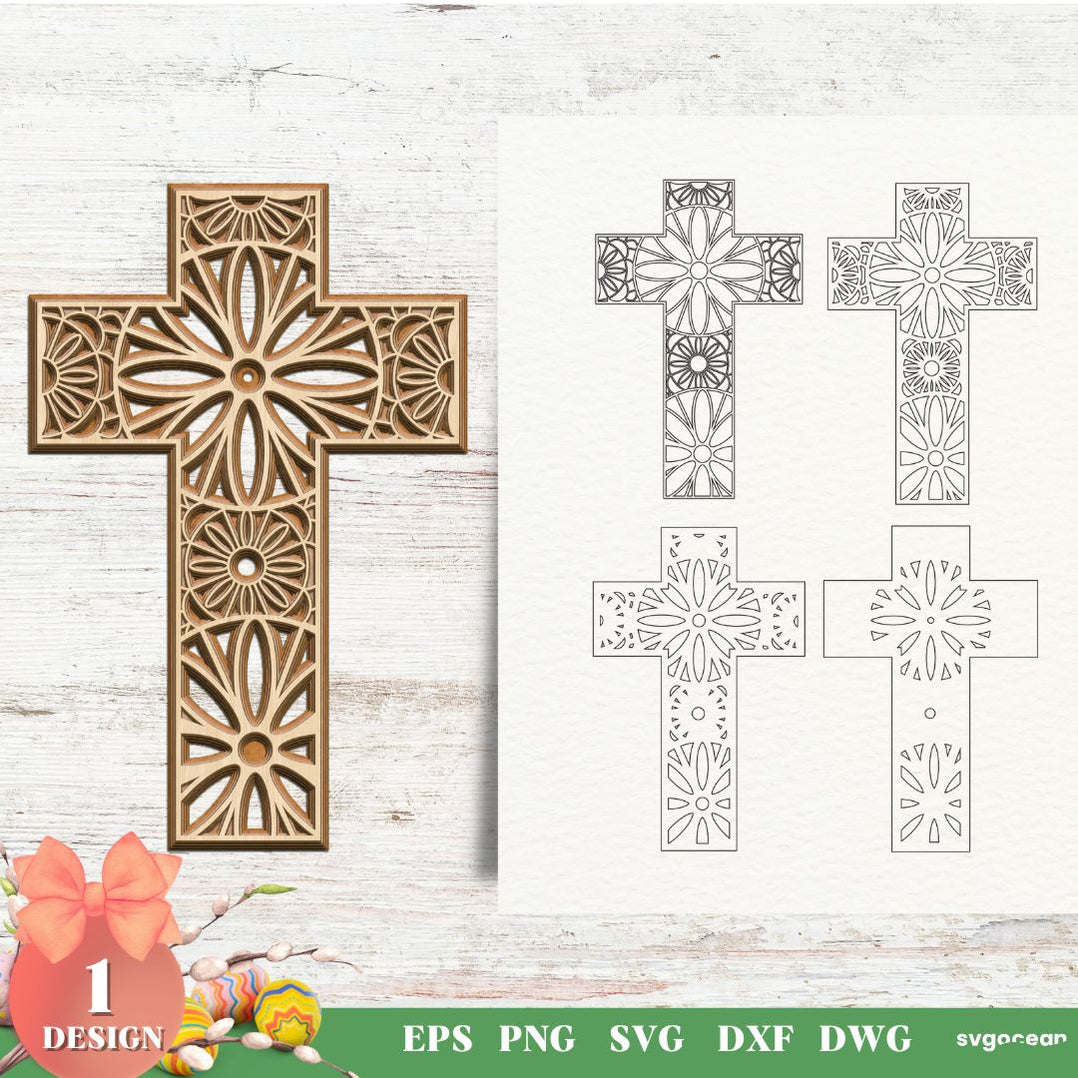 Crosses Laser Cut - Svg Ocean — svgocean