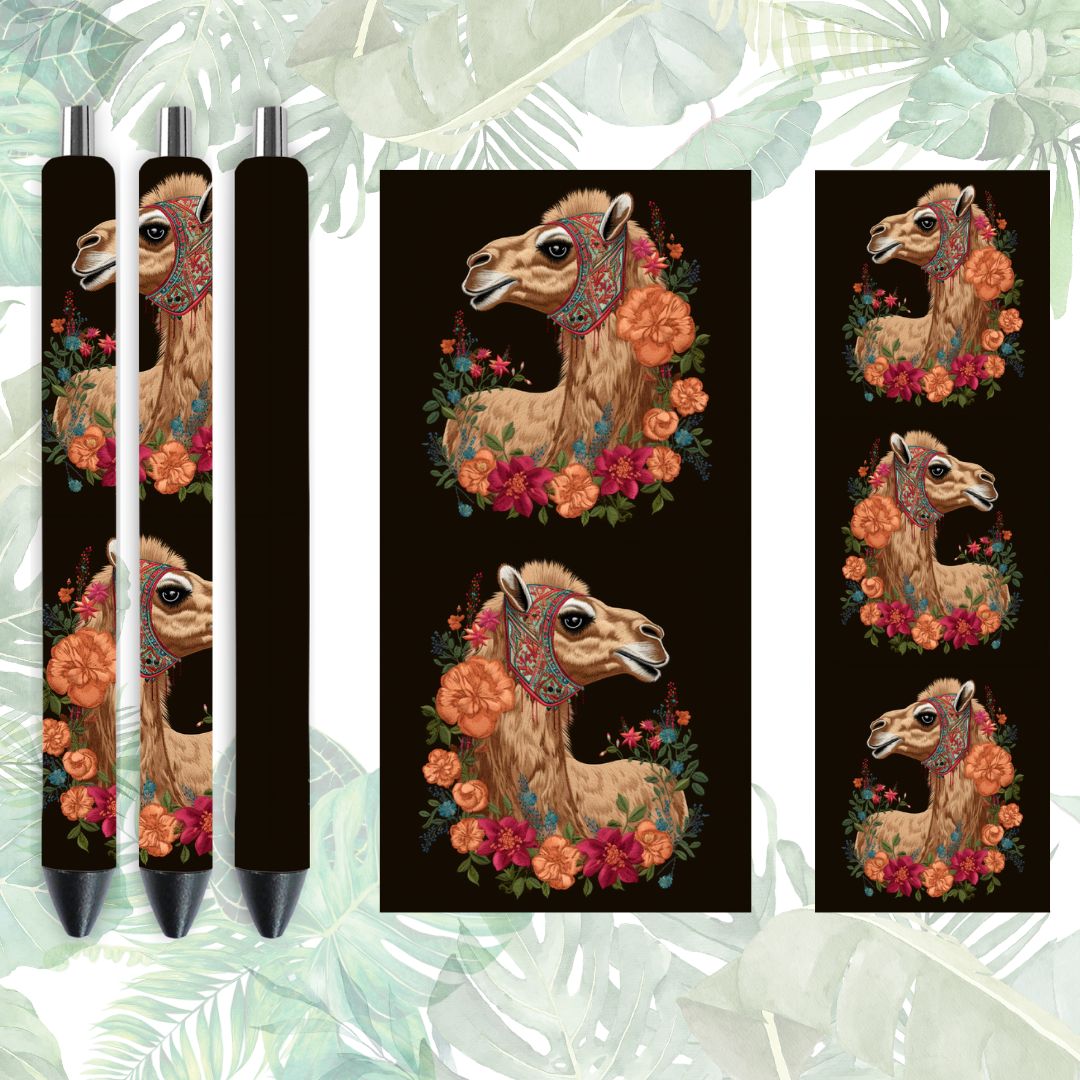 Embroidery Camel Pen Wrap Sublimation - Svg Ocean — svgocean