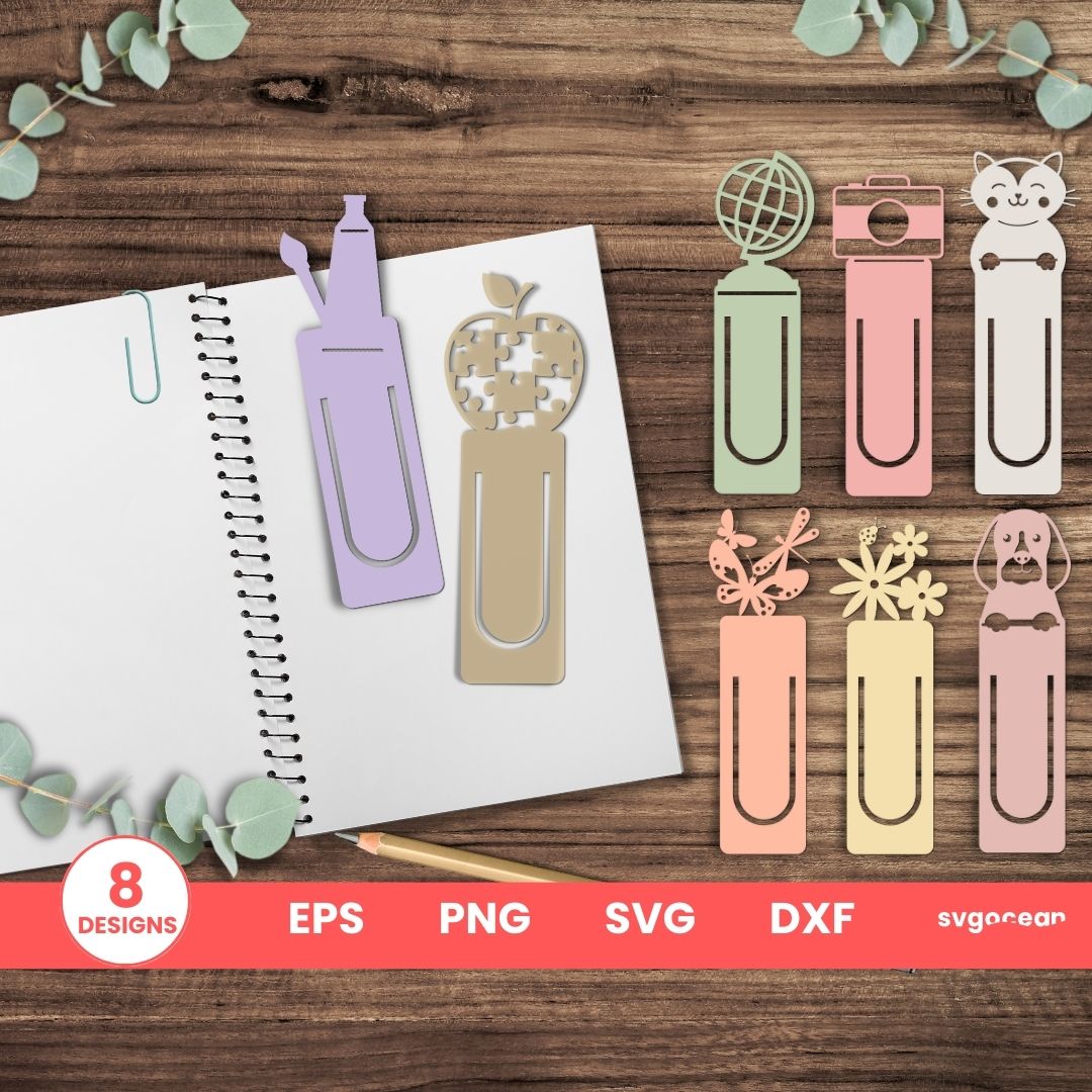 Bookmark SVG Bundle vector for instant download - Svg Ocean — svgocean