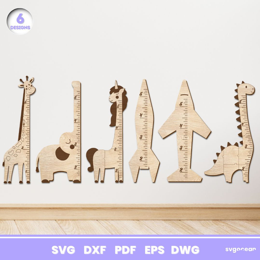 Kids Height Charts Mega Bundle - Svg Ocean — svgocean