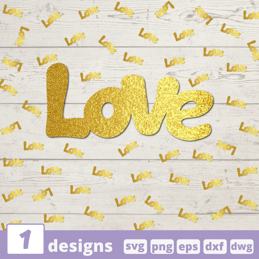 Love Confetti SVG vector for instant download - Svg Ocean — svgocean