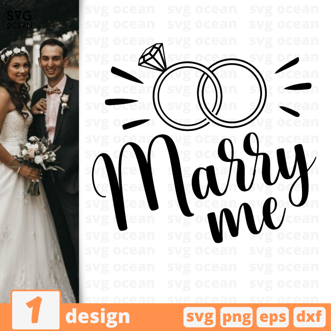 Marry me SVG bundle vector for instant download - Svg Ocean — svgocean
