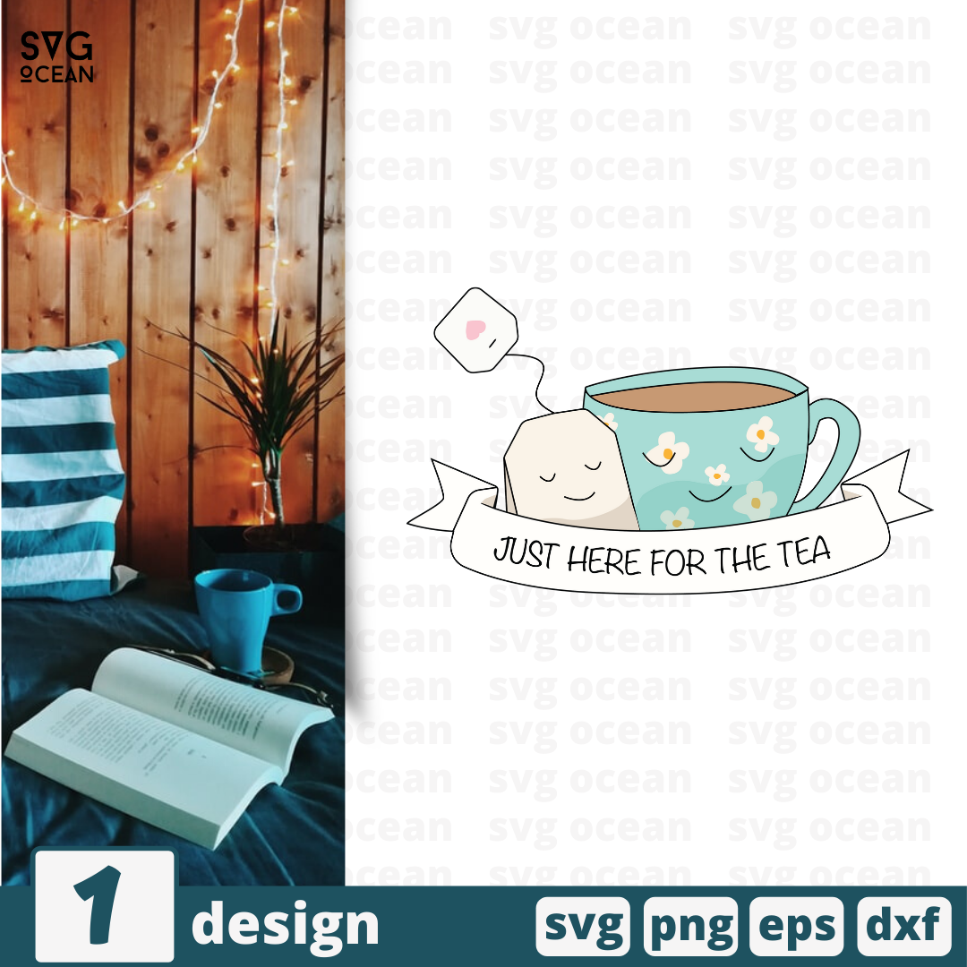 FREE Tea cup SVG file for cricut - Svg Ocean — svgocean