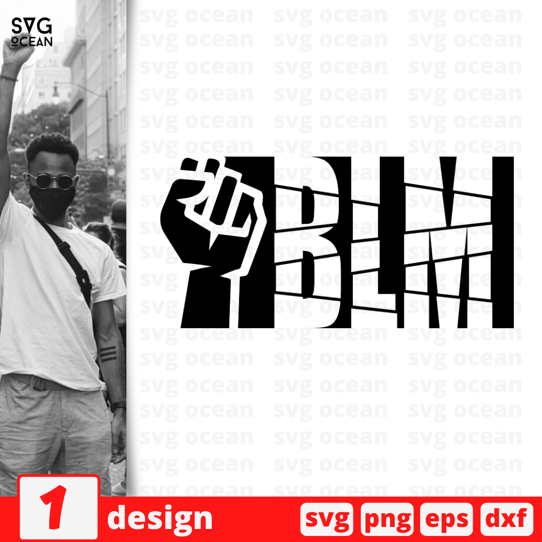 BLM SVG bundle vector for instant download - Svg Ocean — svgocean