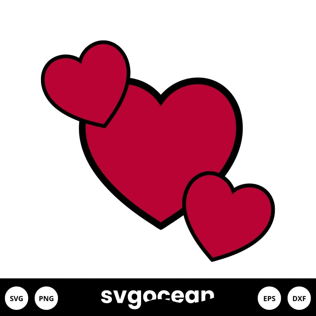 Svg Hearts vector for instant download - Svg Ocean — svgocean