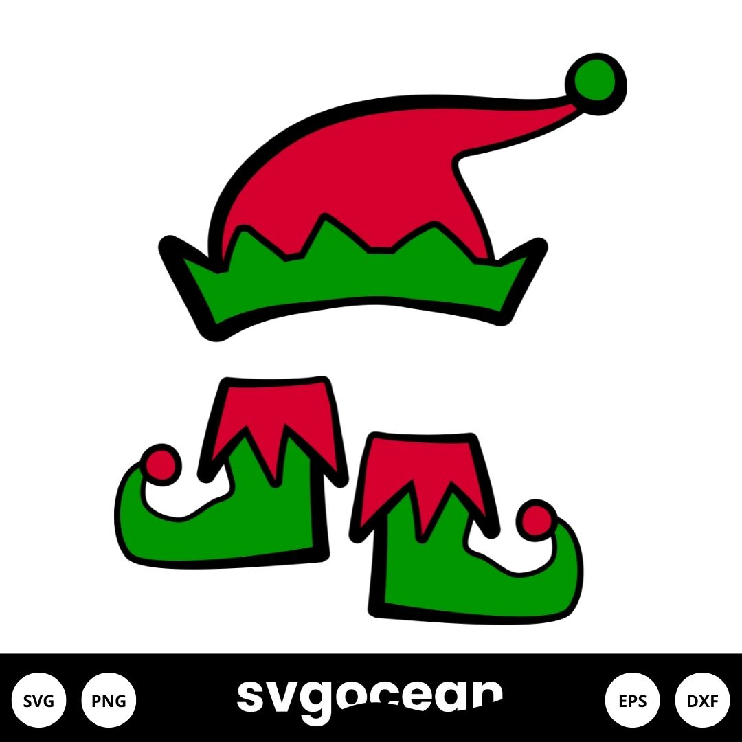 Christmas Elf Svg vector for instant download - Svg Ocean — svgocean