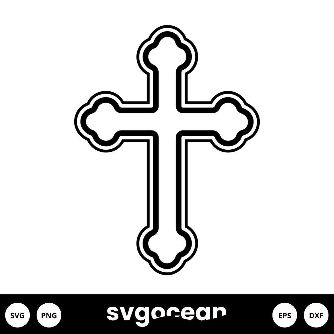 Cross SVG Image vector for instant download - Svg Ocean — svgocean