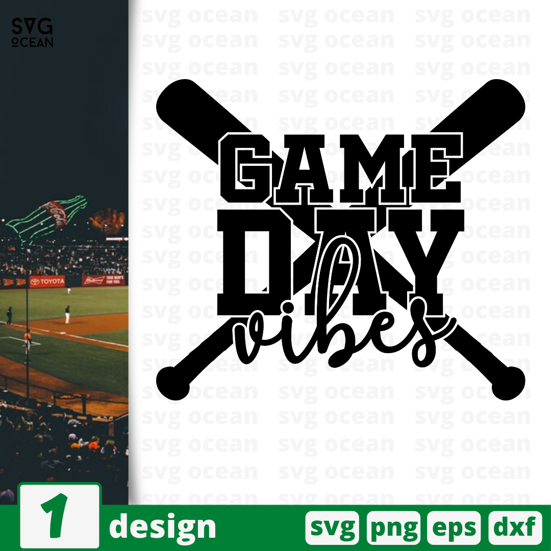 Game day vibes SVG bundle vector for instant download - Svg Ocean ...
