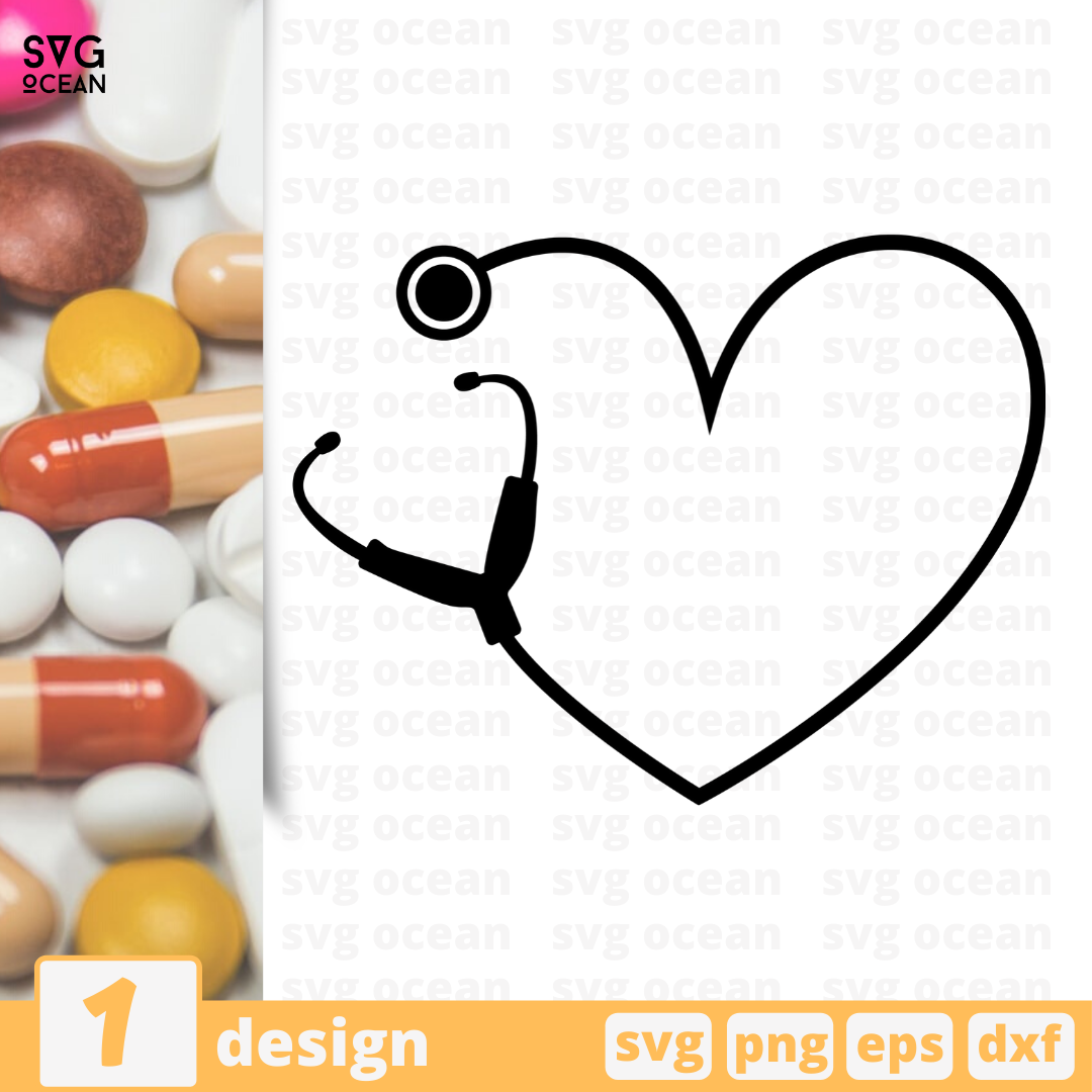 FREE Stethoscope SVG Cut File - Svg Ocean — svgocean
