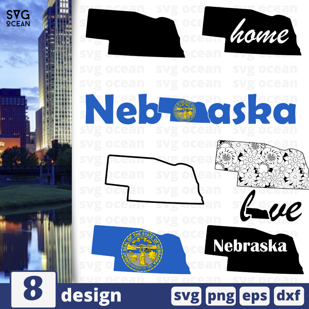 Nebraska SVG bundle vector for instant download - Svg Ocean — svgocean