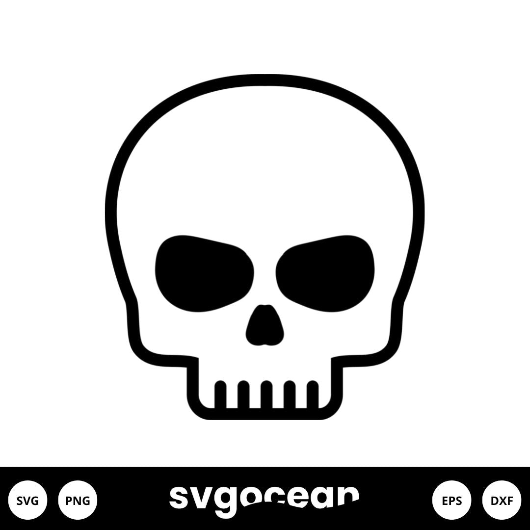 Vector Skull Svg vector for instant download - Svg Ocean — svgocean