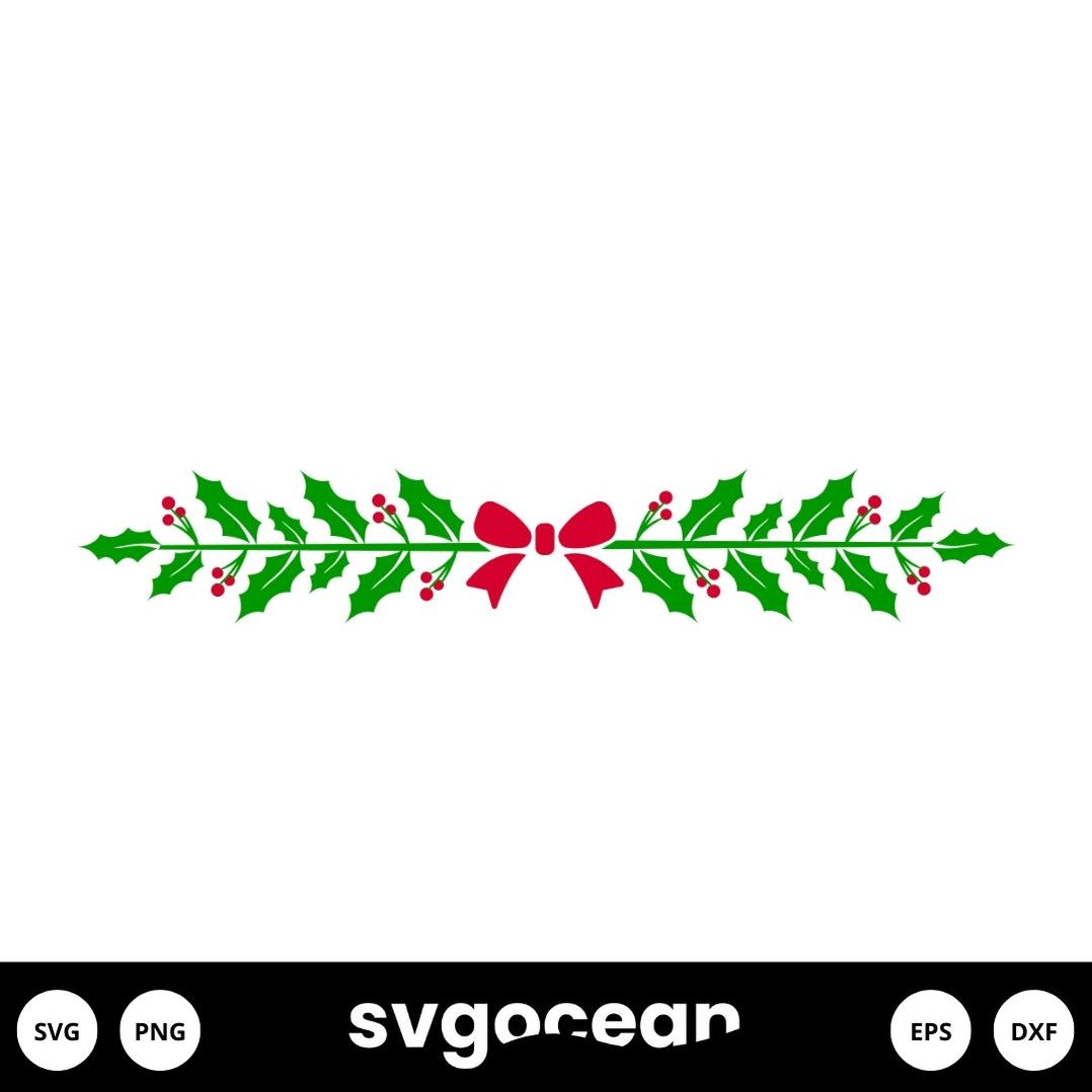 Christmas Border Svg vector for instant download - Svg Ocean — svgocean