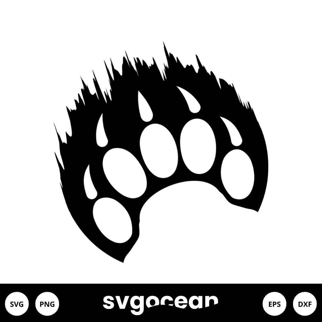 Bear Paw Silhouette