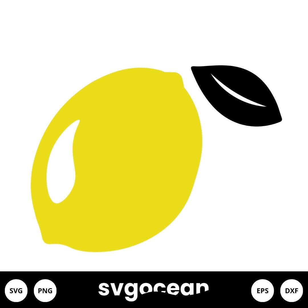 Lemon Svg vector for instant download - Svg Ocean — svgocean