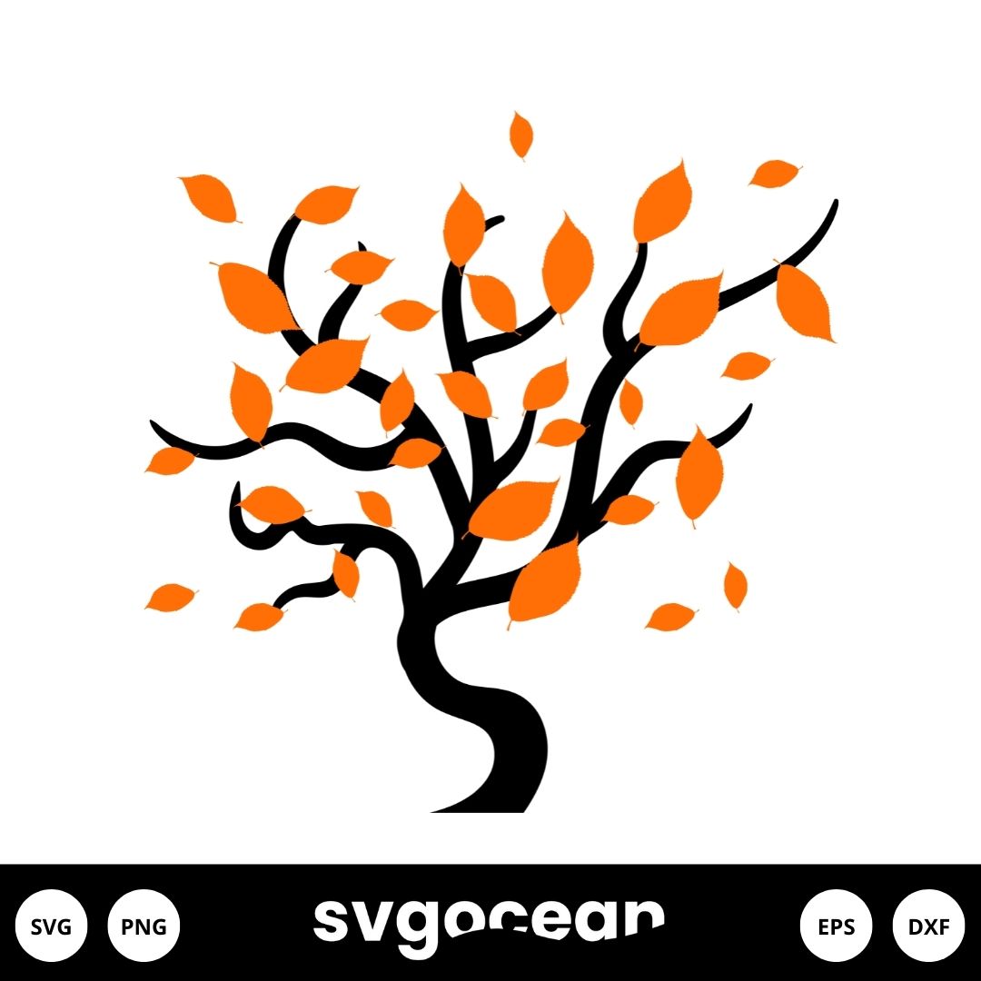 Fall Trees Svg vector for instant download - Svg Ocean — svgocean