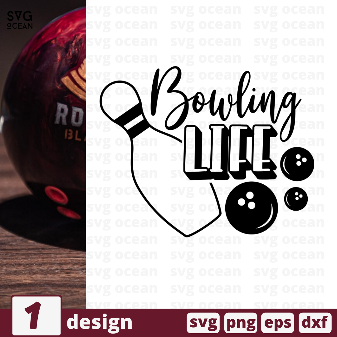 Bowling life SVG bundle vector for instant download - Svg Ocean — svgocean