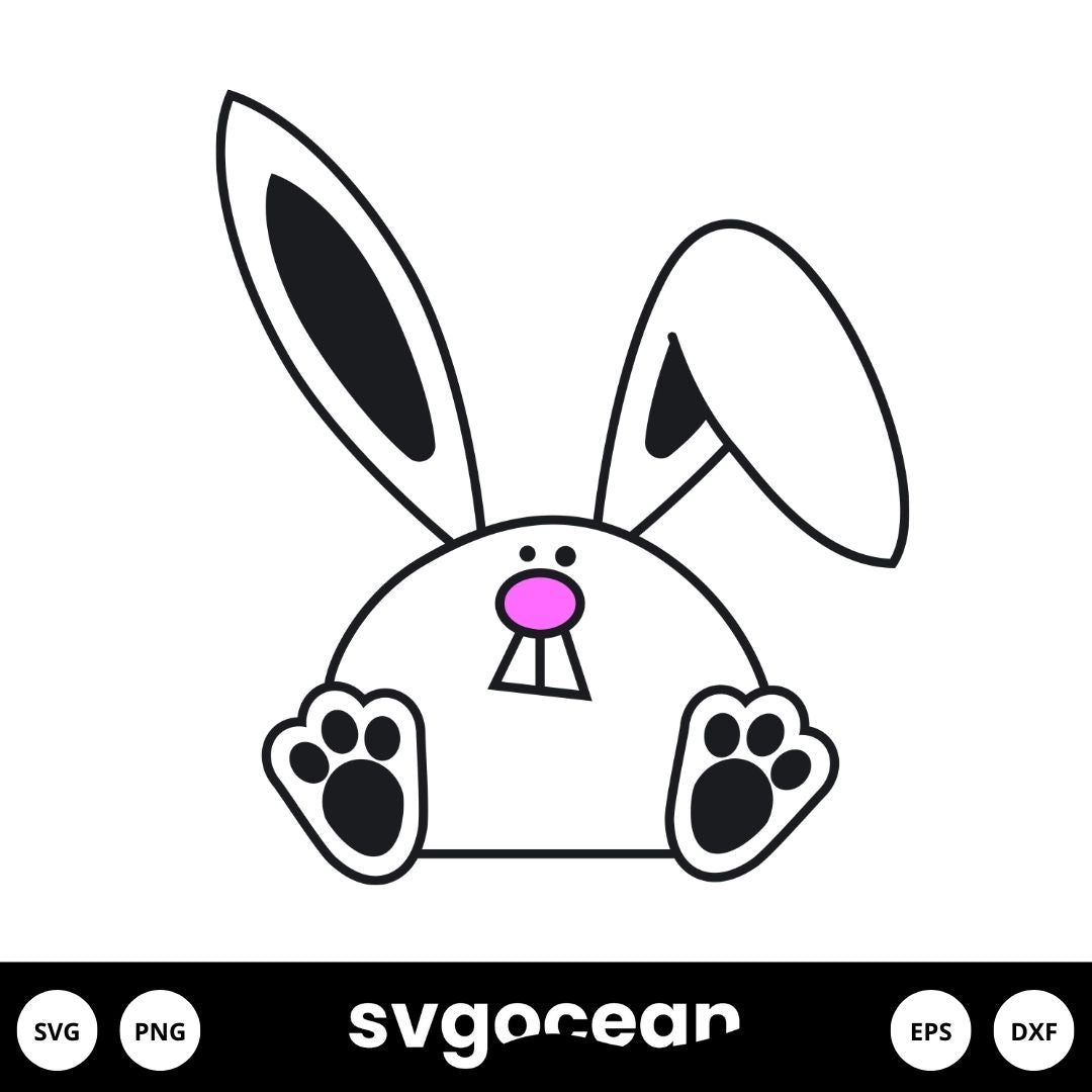 Bunny Svg vector for instant download - Svg Ocean — svgocean
