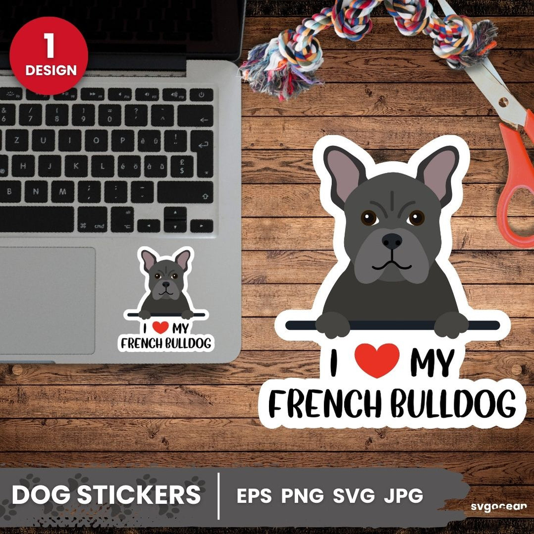 Dog Stickers SVG Bundle vector for instant download - Svg Ocean — svgocean