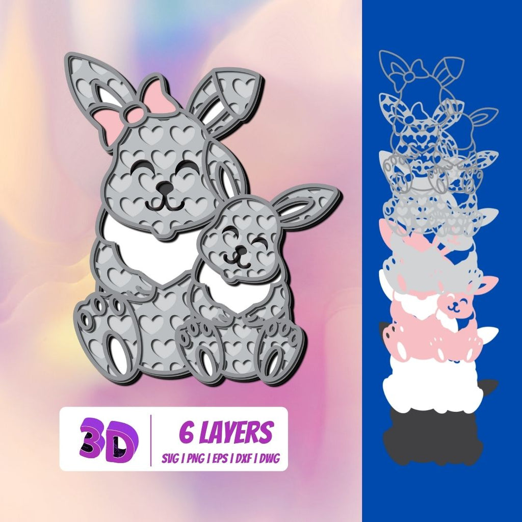 Bunny SVG Cut Files - Free Download — svgocean