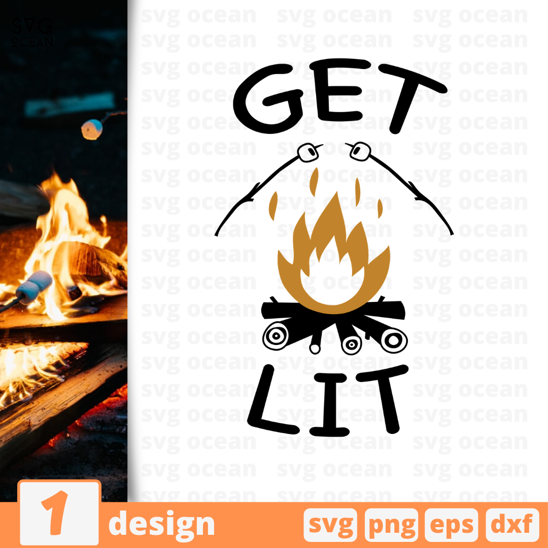 Get lit SVG bundle vector for instant download - Svg Ocean — svgocean