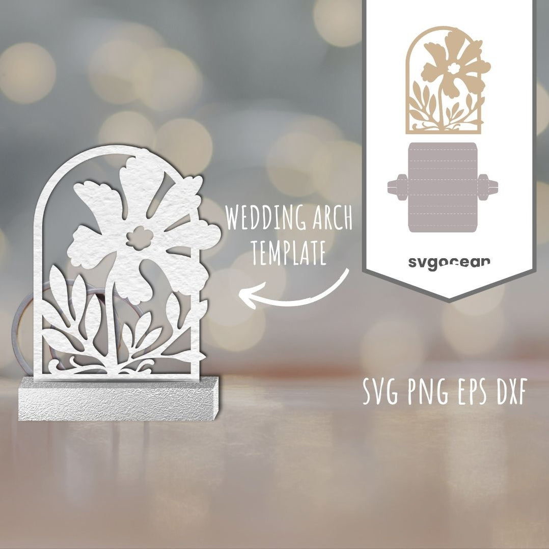 Wedding Arch Templates SVG Bundle vector for instant download - Svg ...