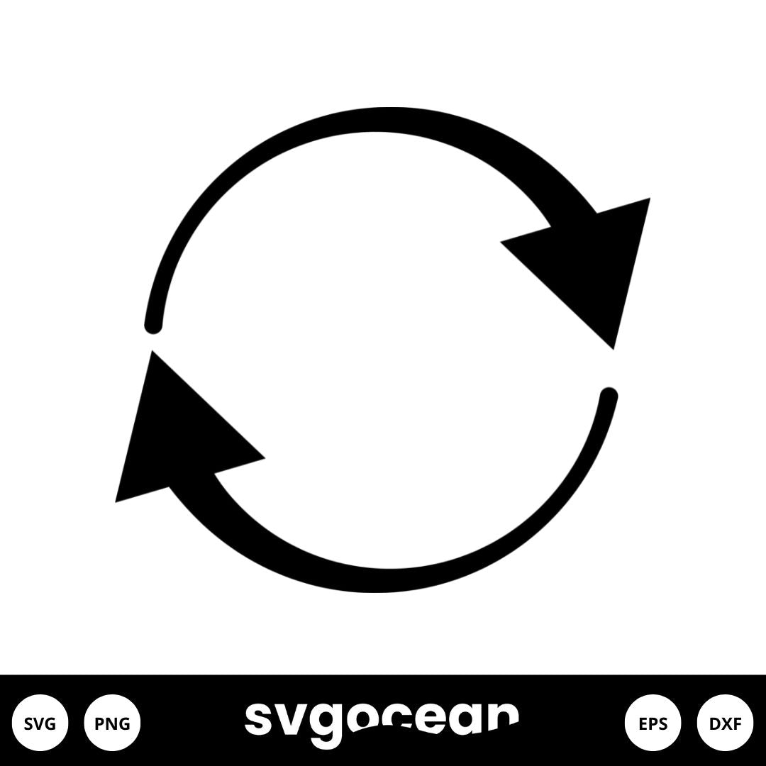 Circle Arrows SVG vector for instant download - Svg Ocean — svgocean