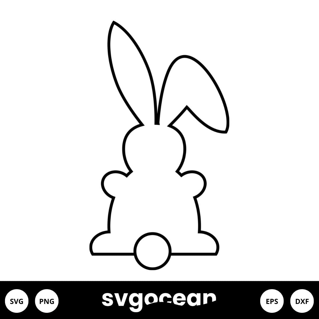 Bunny Svg Free vector for instant download - Svg Ocean — svgocean
