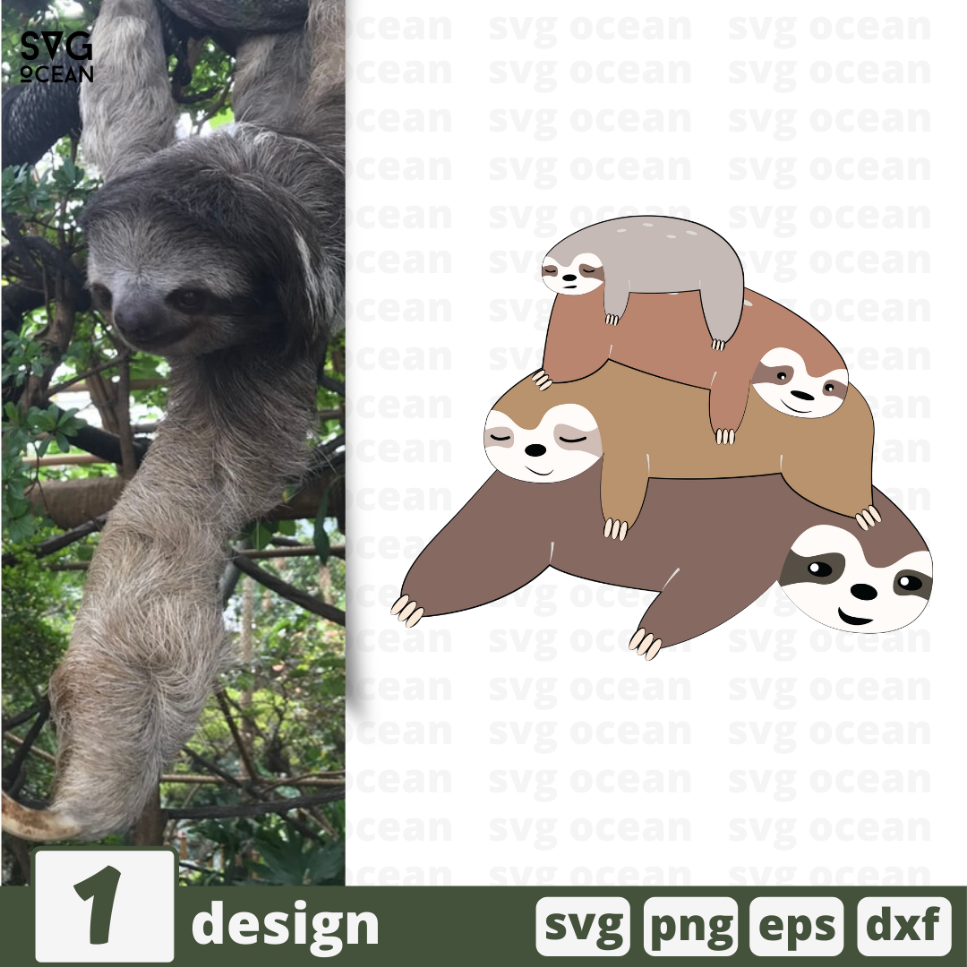 FREE SVG! Sloth SVG file for cricut - Svg Ocean — svgocean