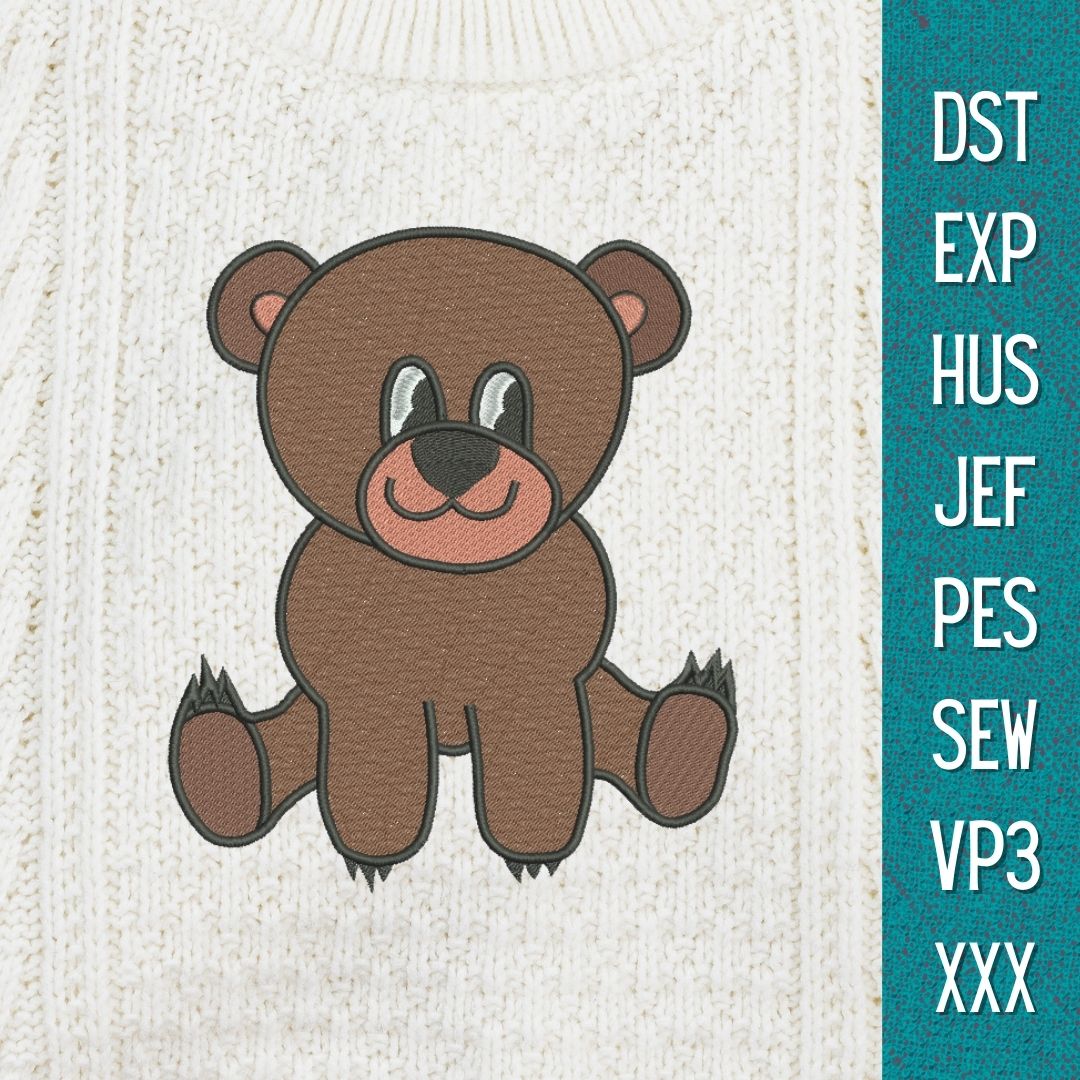 FREE Bear Embroidery Designs - Svg Ocean — svgocean