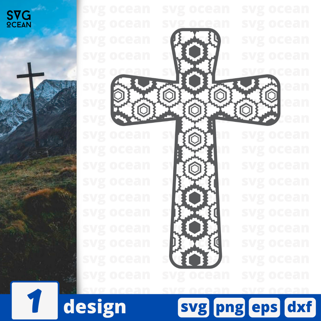 Cross monogram SVG bundle vector for instant download - Svg Ocean ...
