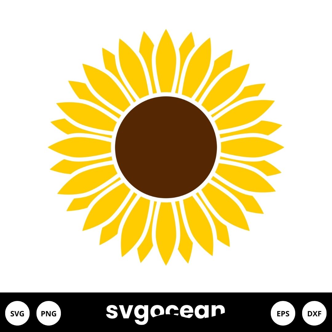 Free Sunflower SVG Images vector for instant download - Svg Ocean ...