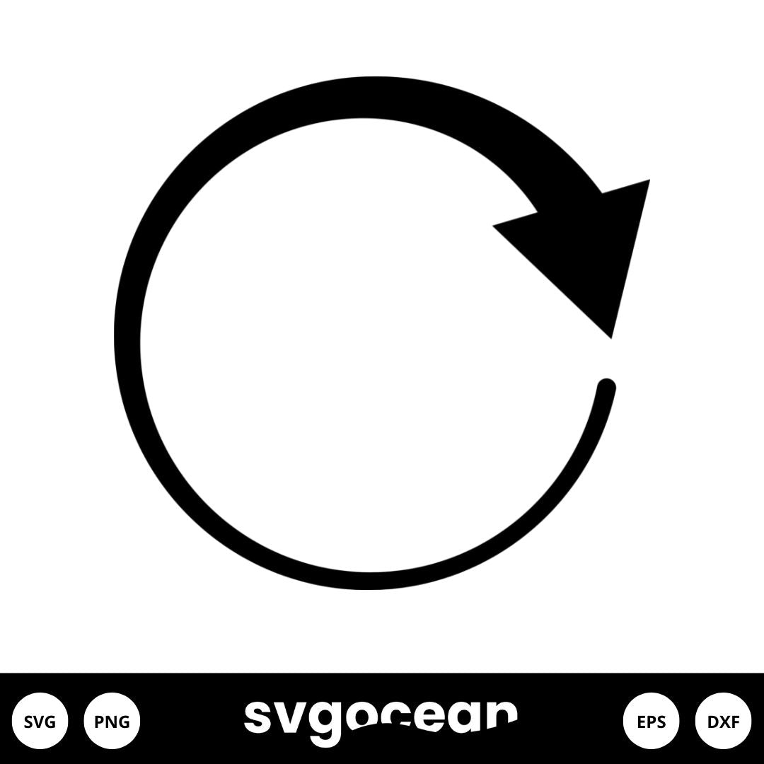 Circle Arrow SVG vector for instant download - Svg Ocean — svgocean