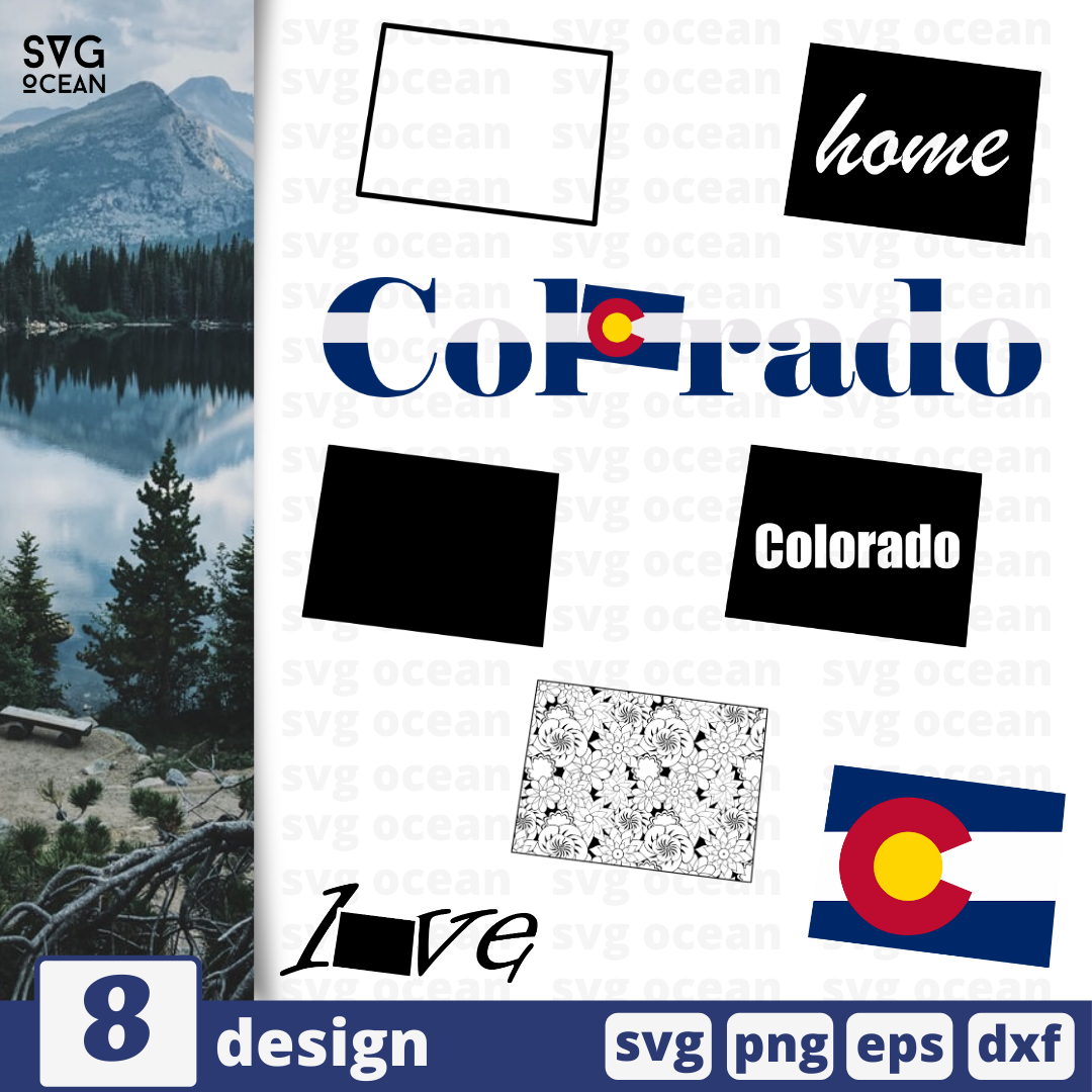 Colorado SVG bundle vector for instant download - Svg Ocean — svgocean