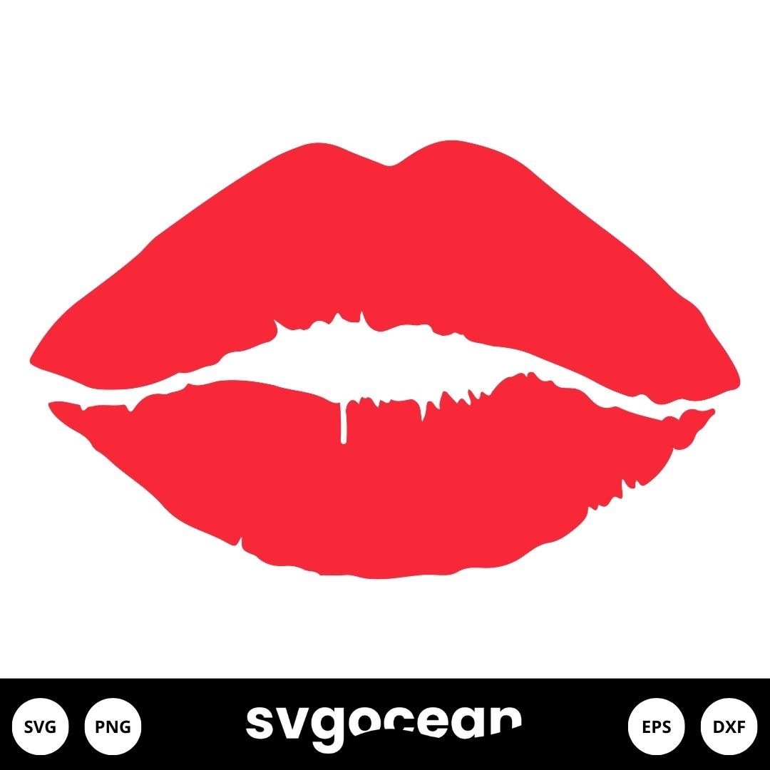 Lips Svg vector for instant download - Svg Ocean — svgocean