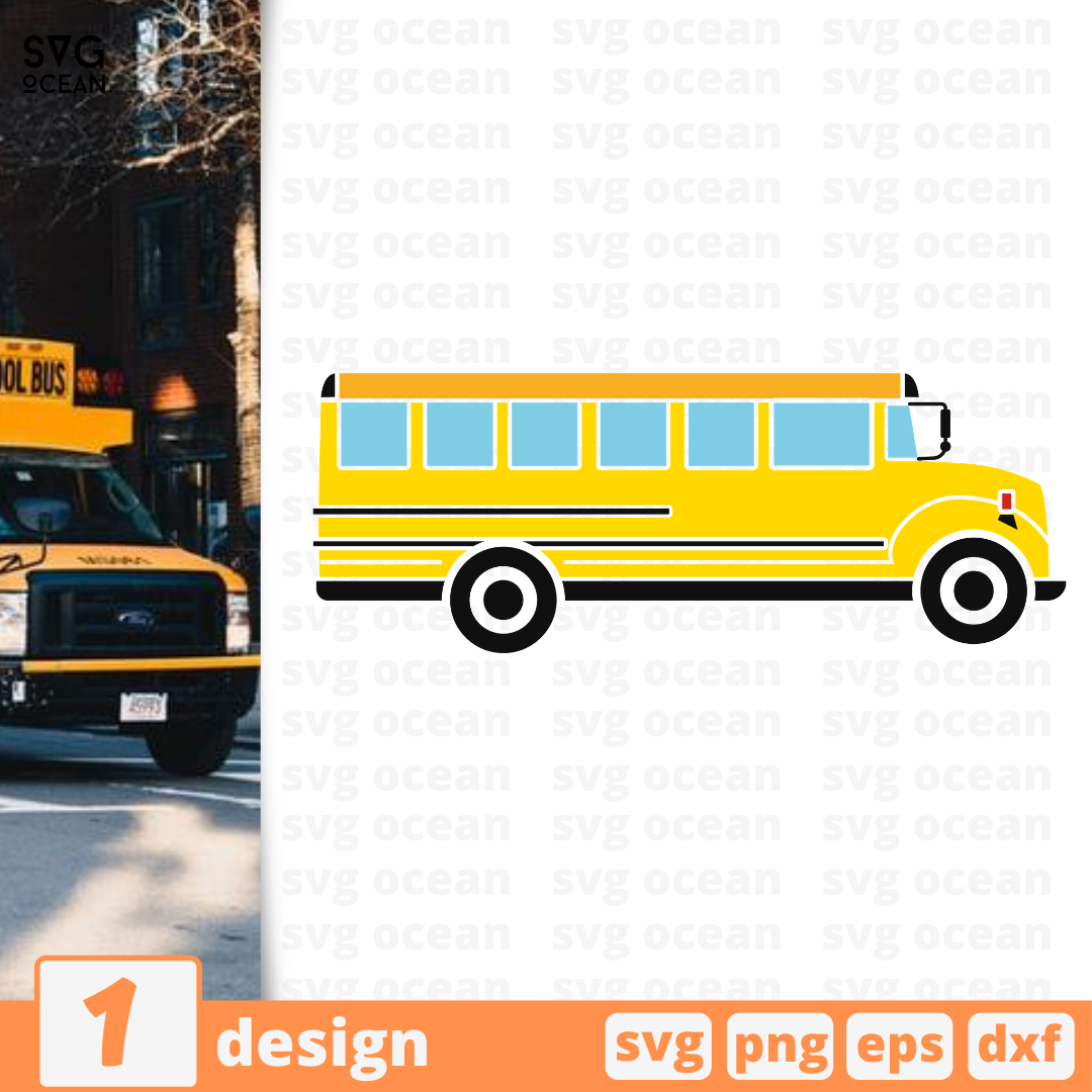 School bus SVG bundle vector for instant download - Svg Ocean — svgocean