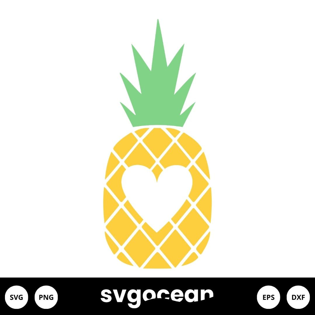 Pineapple Svg vector for instant download - Svg Ocean — svgocean