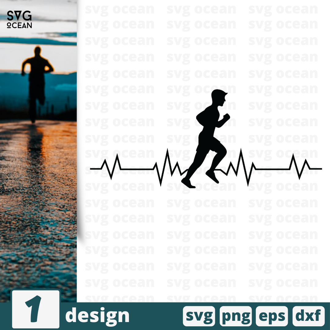 FREE Jogging SVG Cut File - Svg Ocean — svgocean