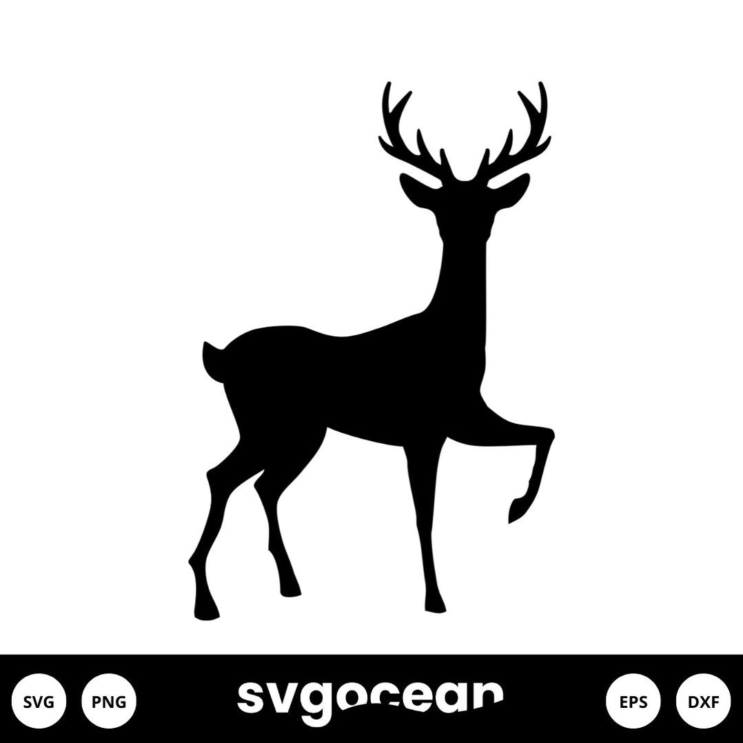Buck Deer Svg vector for instant download - Svg Ocean — svgocean