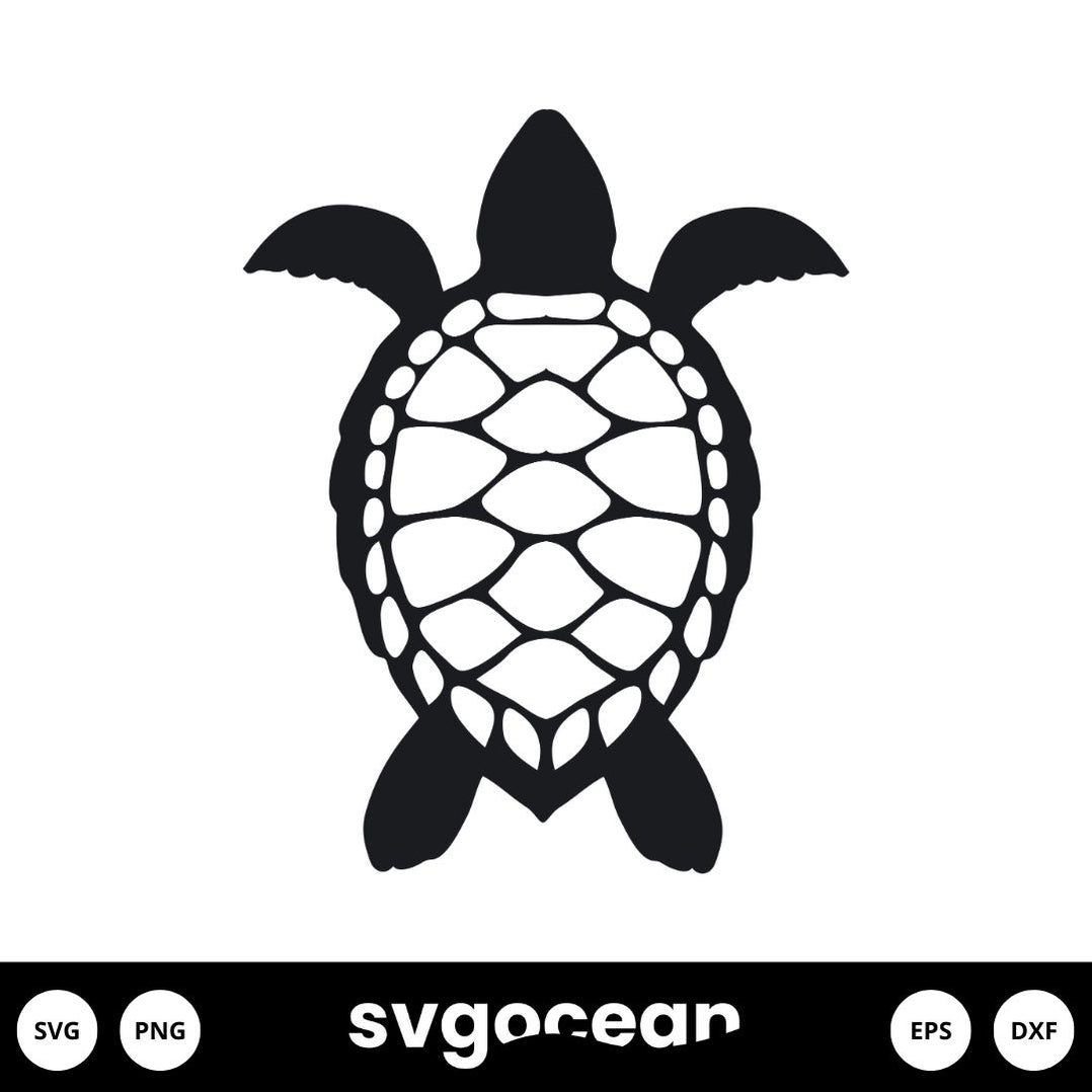 Sea Turtle Svg vector for instant download - Svg Ocean — svgocean
