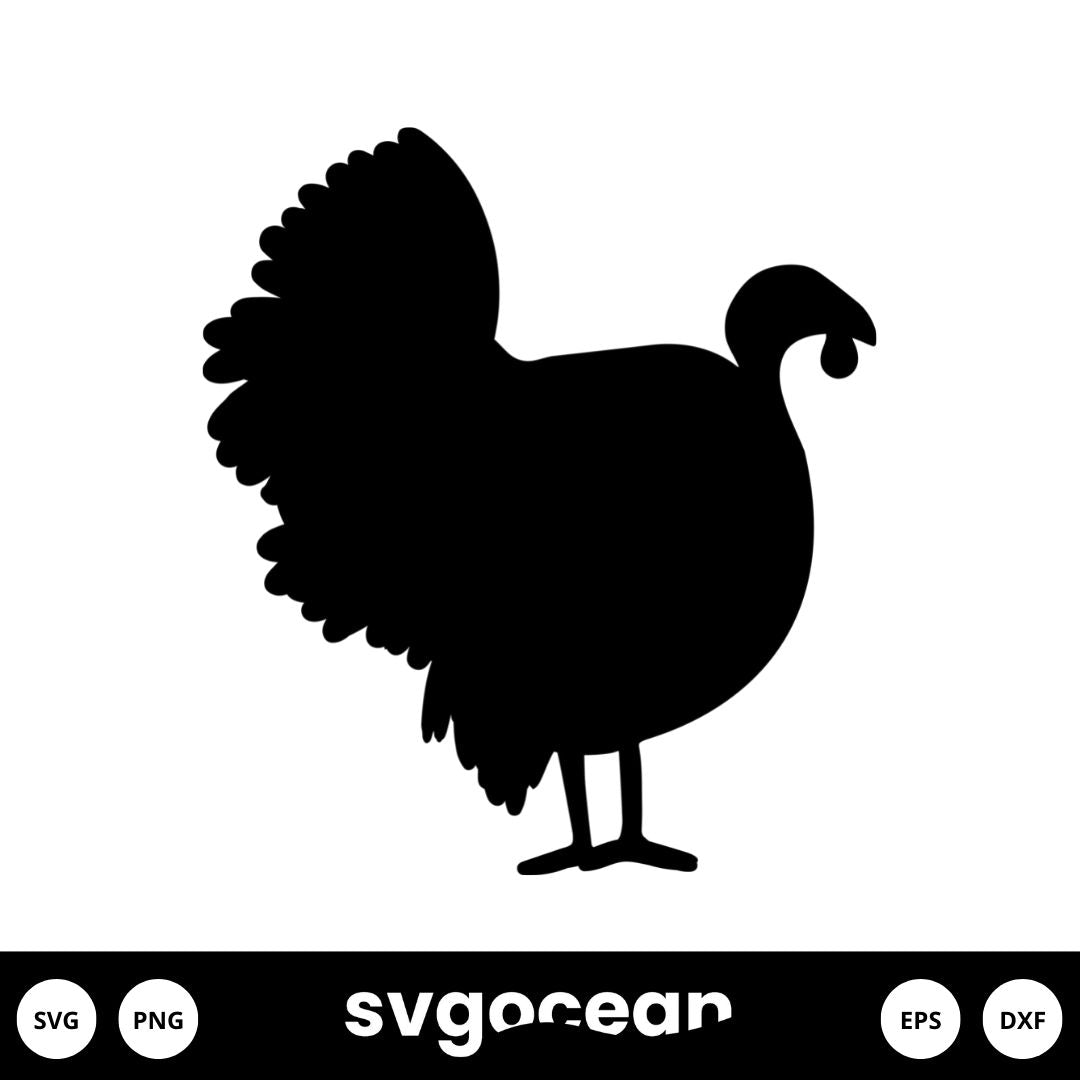 Turkey Svg vector for instant download - Svg Ocean — svgocean