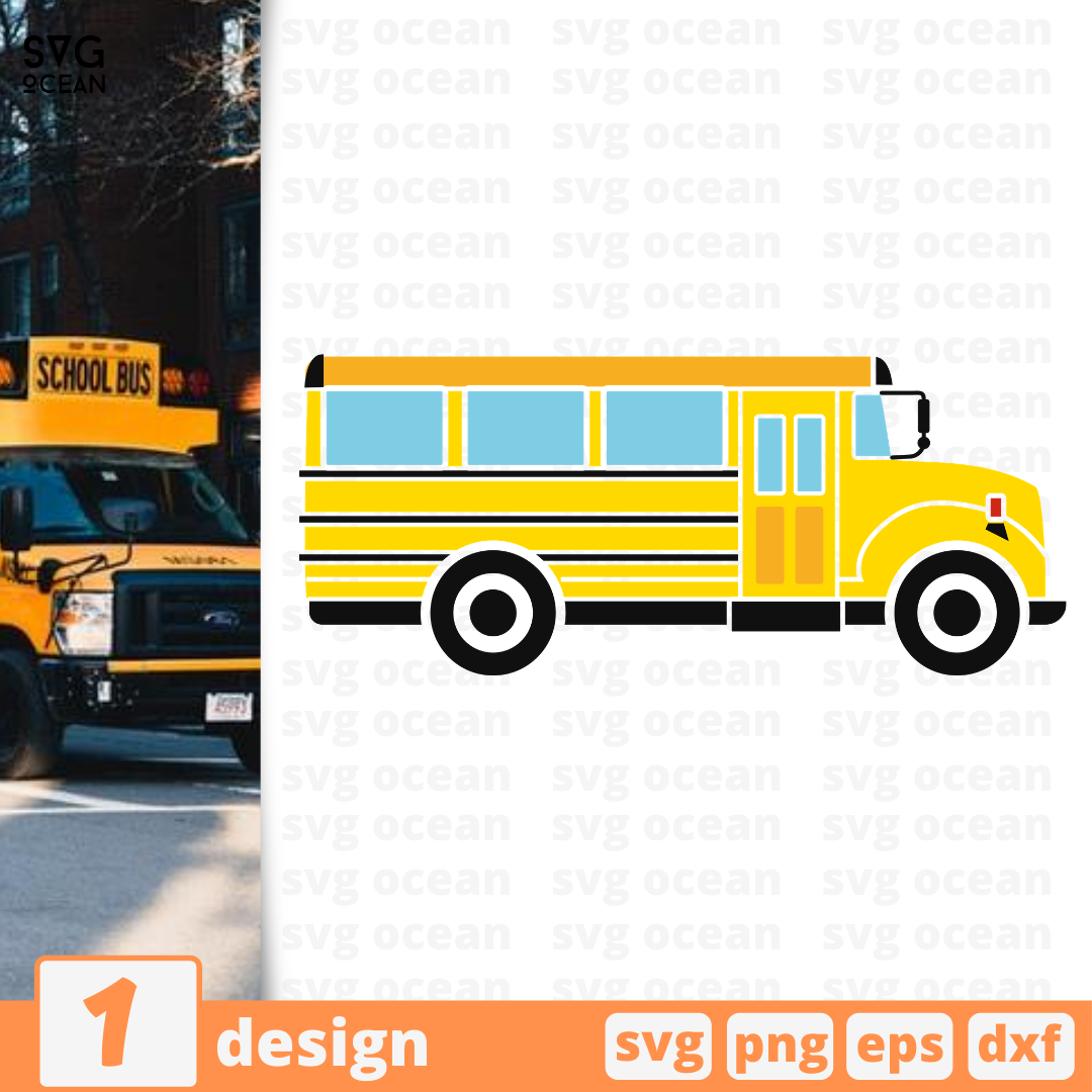School bus SVG bundle vector for instant download - Svg Ocean — svgocean