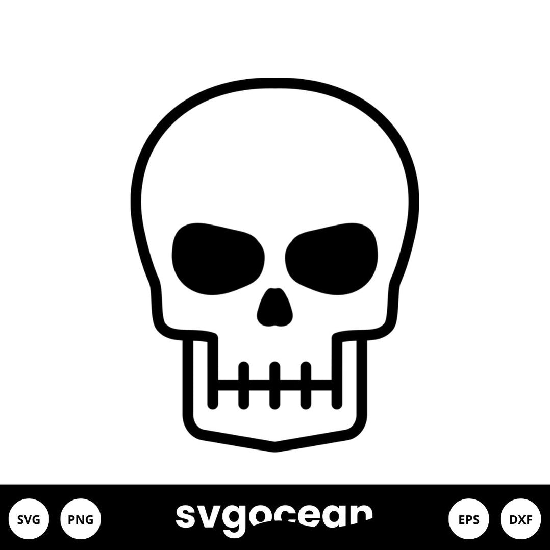 Cute Skull Svg vector for instant download - Svg Ocean — svgocean