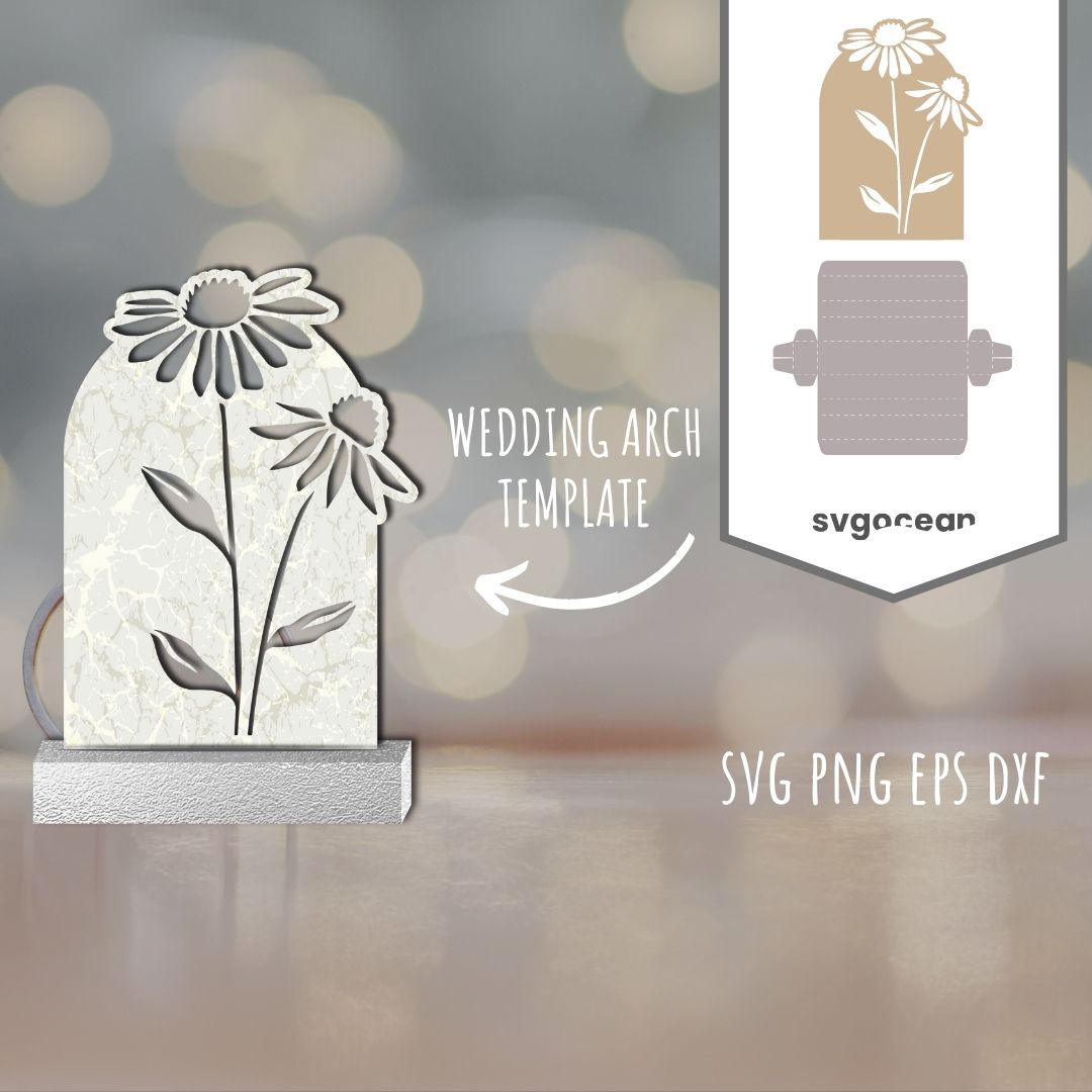 Wedding Arch Shape SVG Cut File vector for instant download - Svg Ocean ...