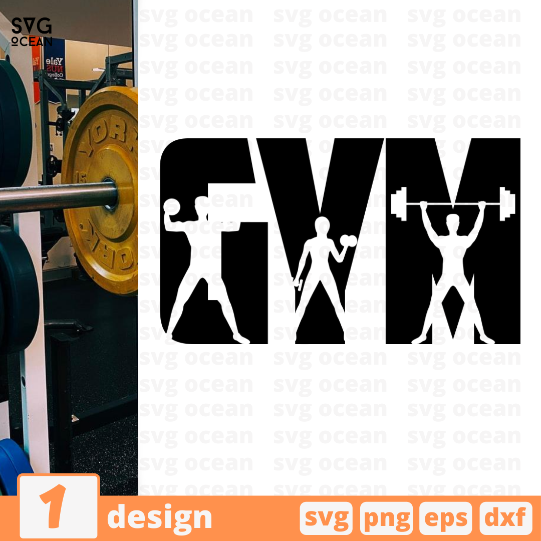 Gym SVG bundle vector for instant download - Svg Ocean — svgocean